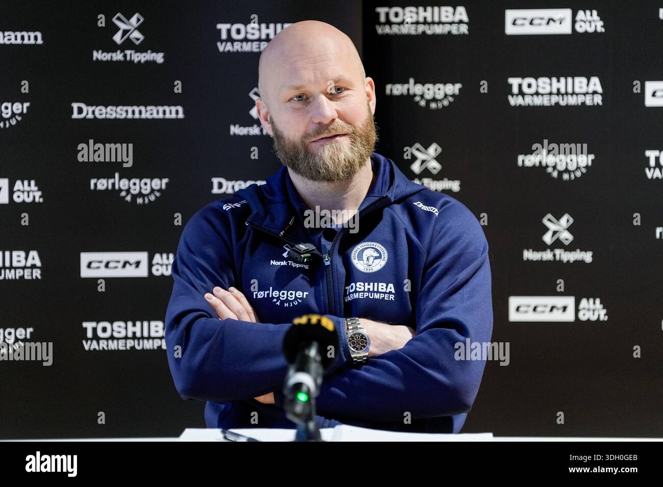 Oslo 20260119. Patrick Thoresen presents the squad for the national ...