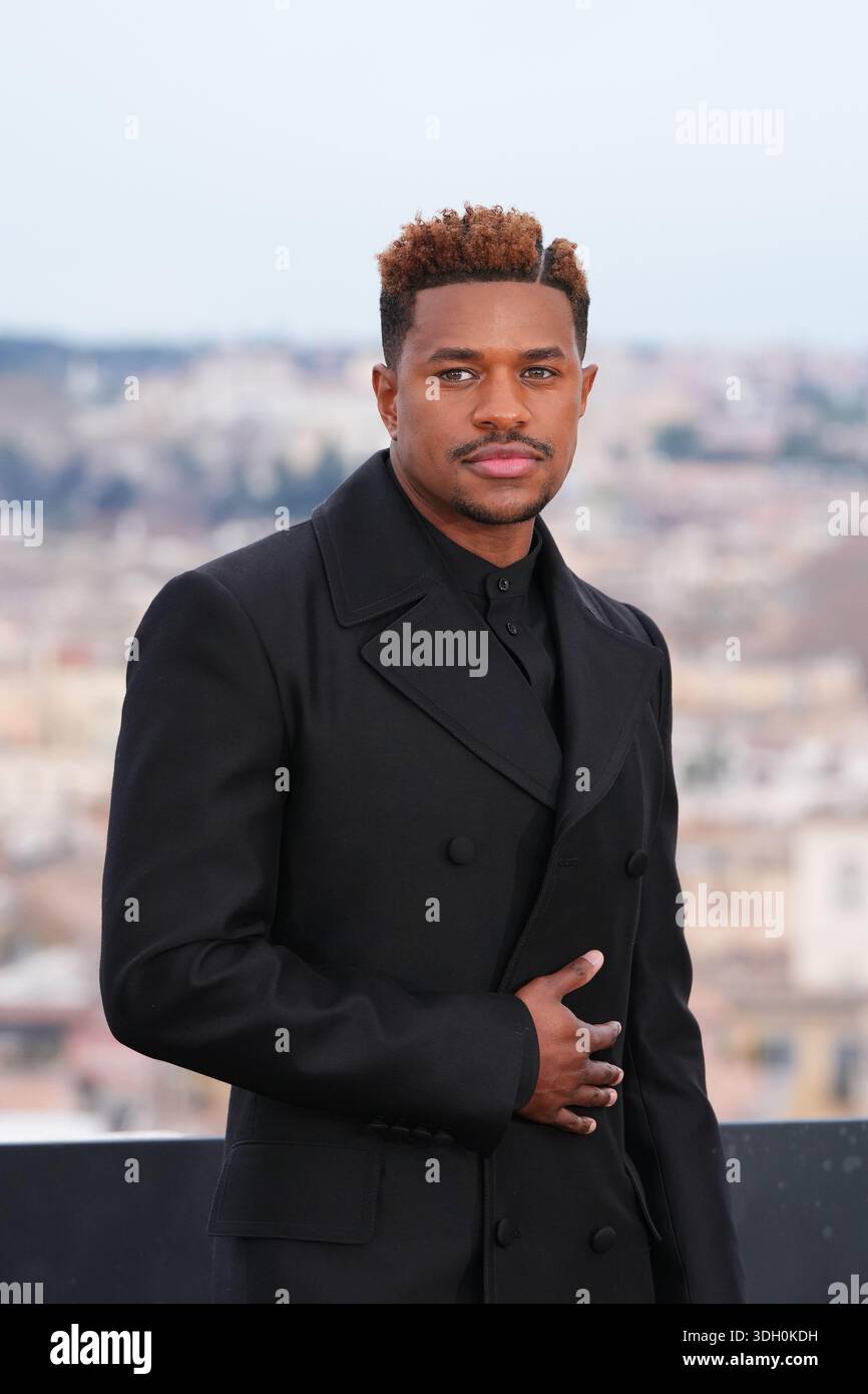 Actor Jeremy Pope poses during the photo-call for the FX's "The Beauty ...