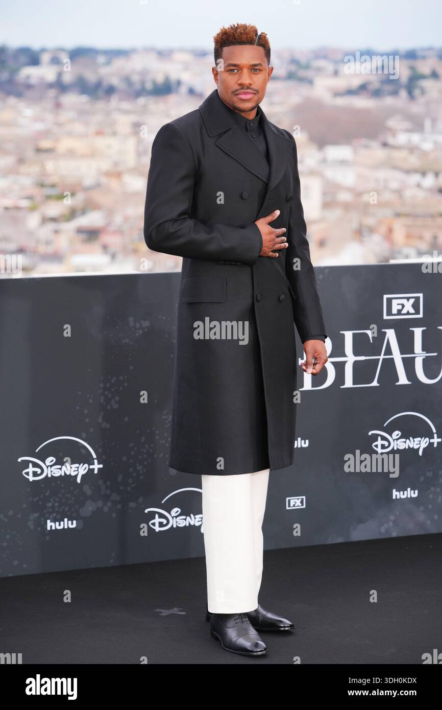 Actor Jeremy Pope poses during the photo-call for the FX's "The Beauty ...