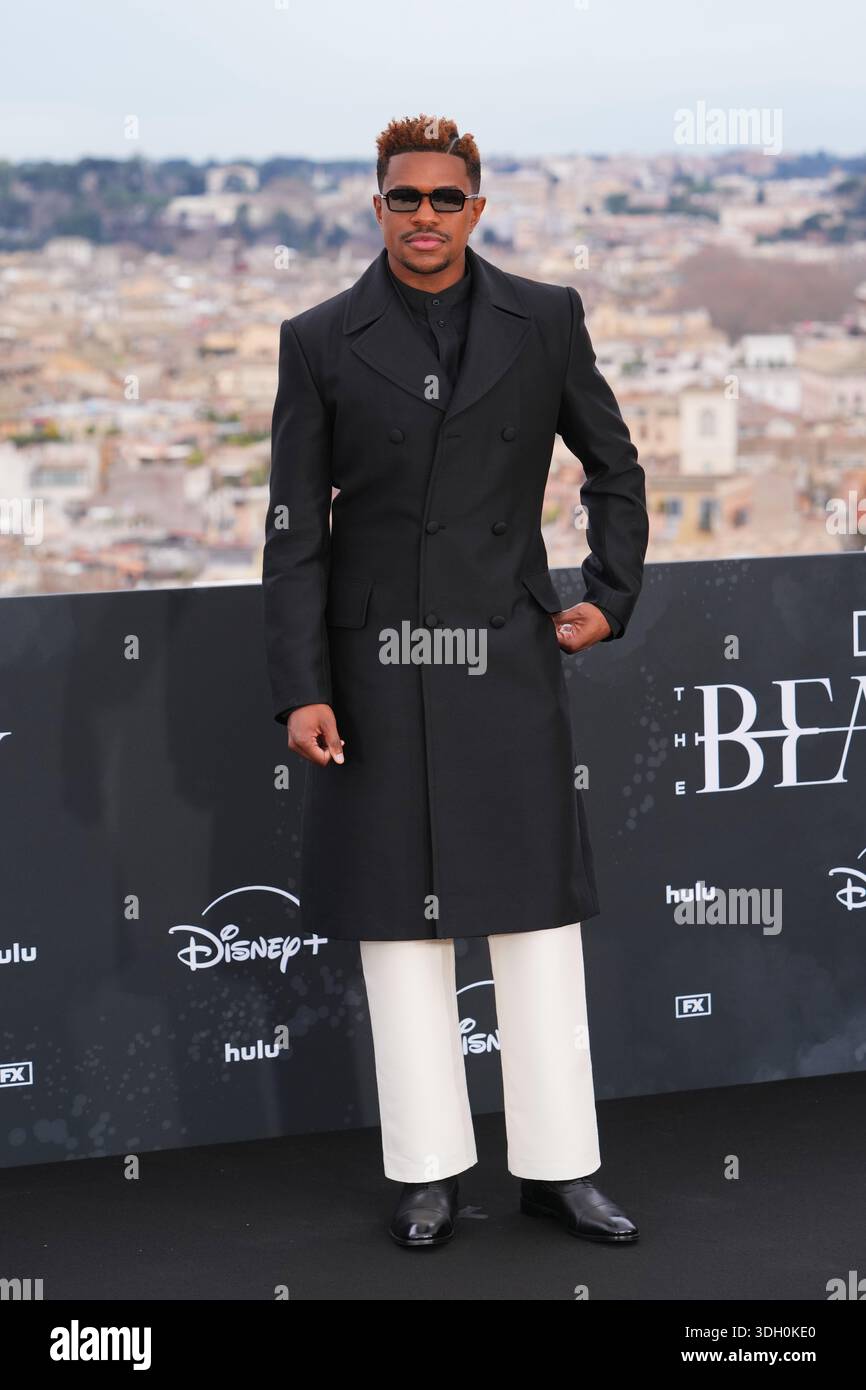 Actor Jeremy Pope poses during the photo-call for the FX's "The Beauty ...