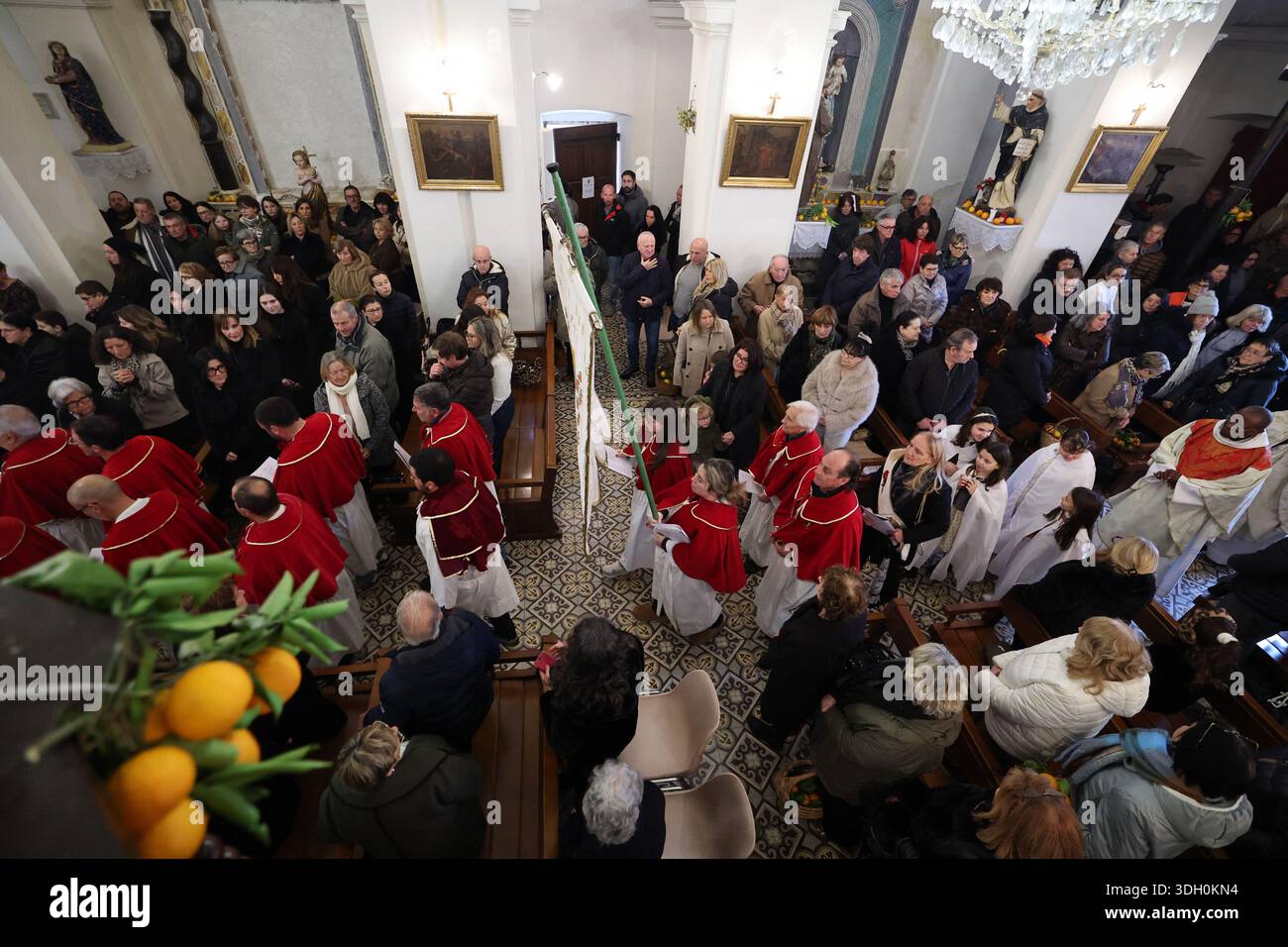 Aregno, France. 18th Jan, 2026. Many locals celebrated Saint Antoine ...