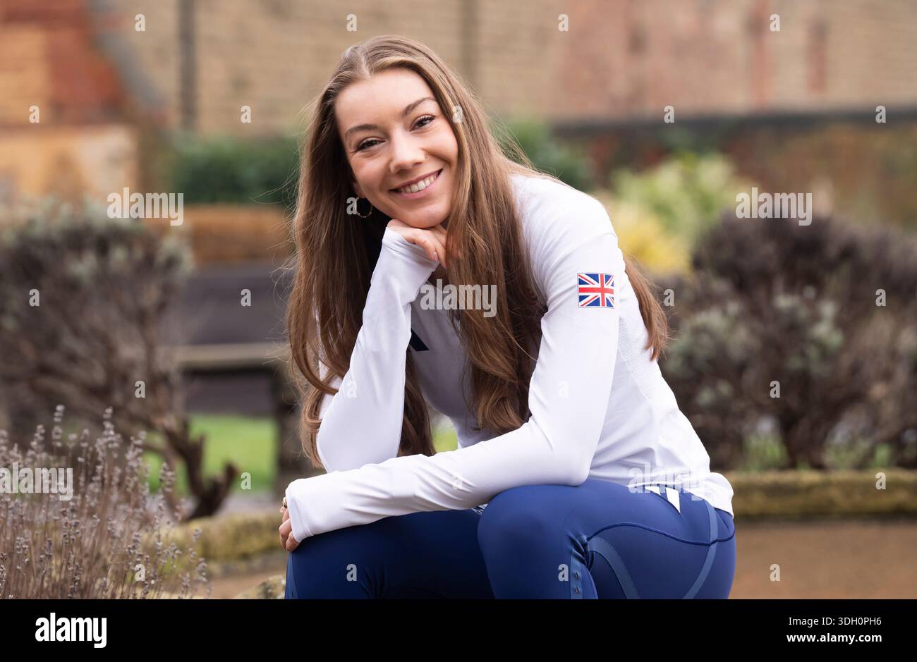 Ellia Smeding during a Team GB kitting out session for Milano Cortina ...