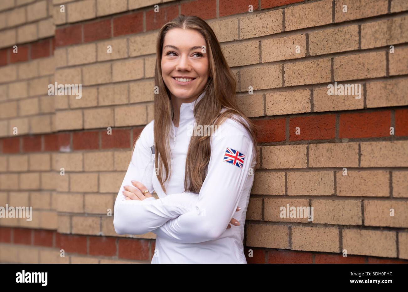 Ellia Smeding during a Team GB kitting out session for Milano Cortina ...