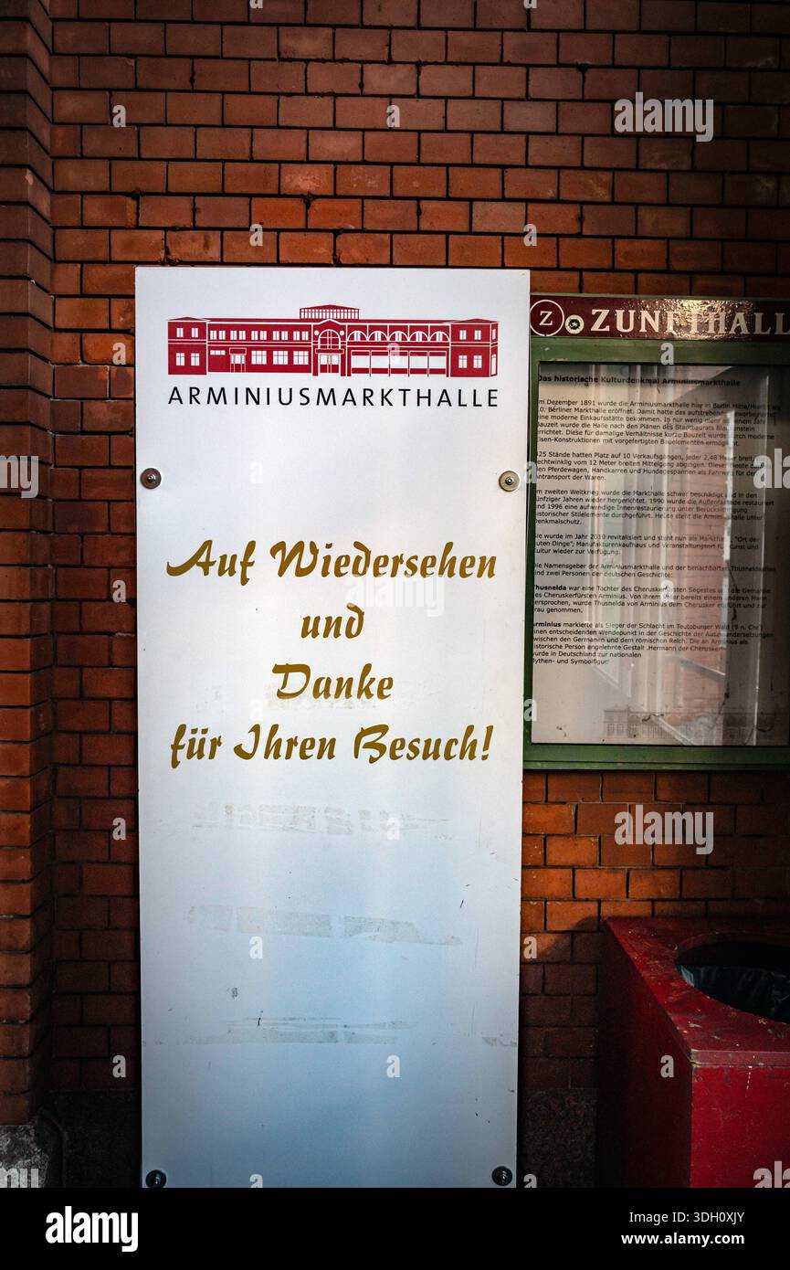 Berlin Mitte OT Moabit Markthalle Moabit, Arminiushalle / Zunfthalle ...