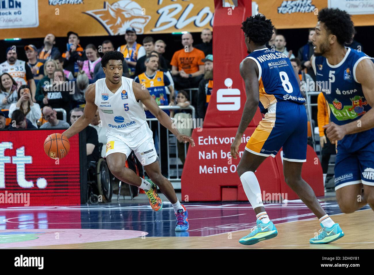 Marcus Foster (SYNTAINICS MBC, #05) GER, Rostock Seawolves vs ...