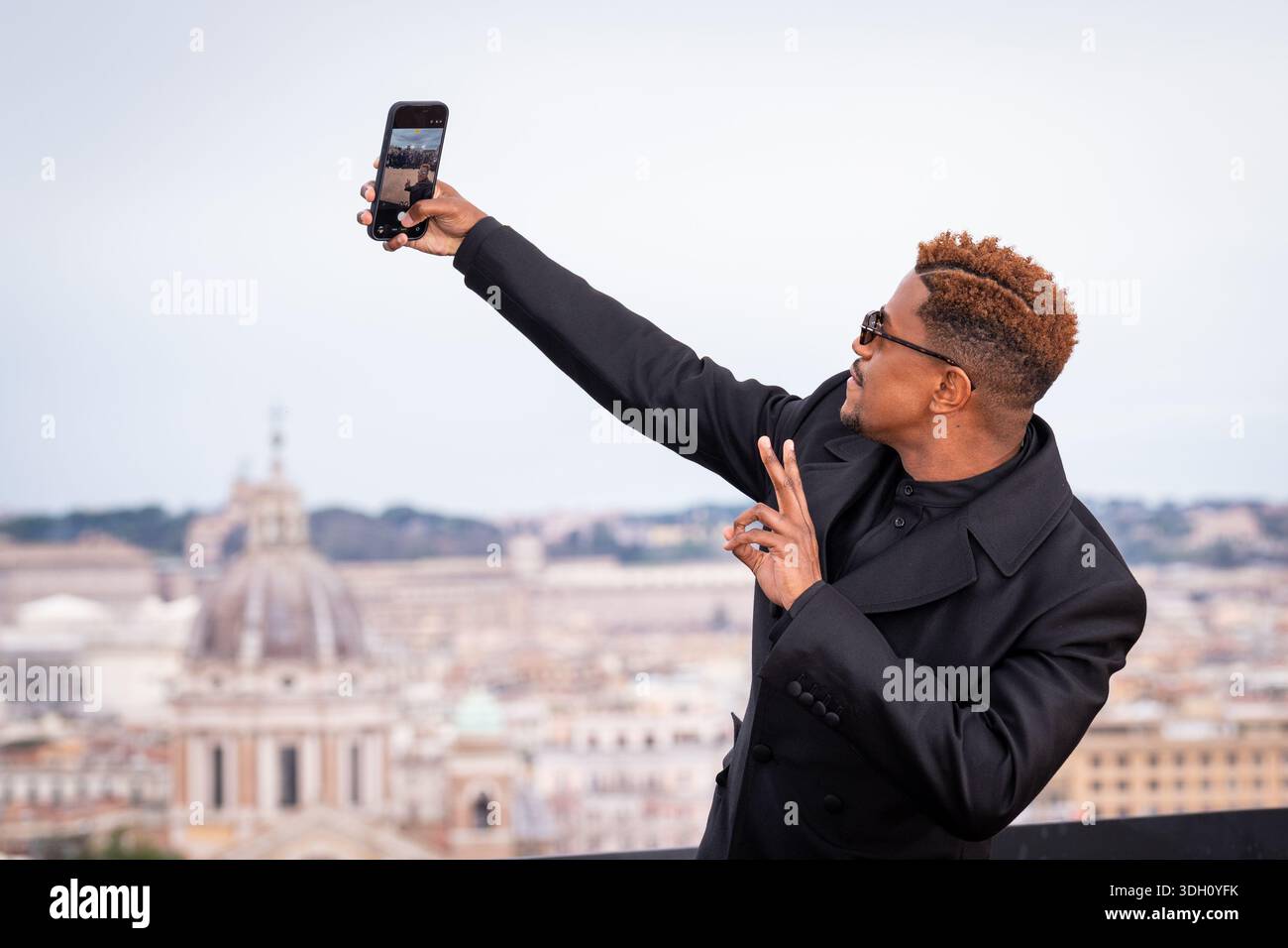 Rome, Italy. 19th Jan, 2026. Jeremy Pope attends the photocall of “The ...