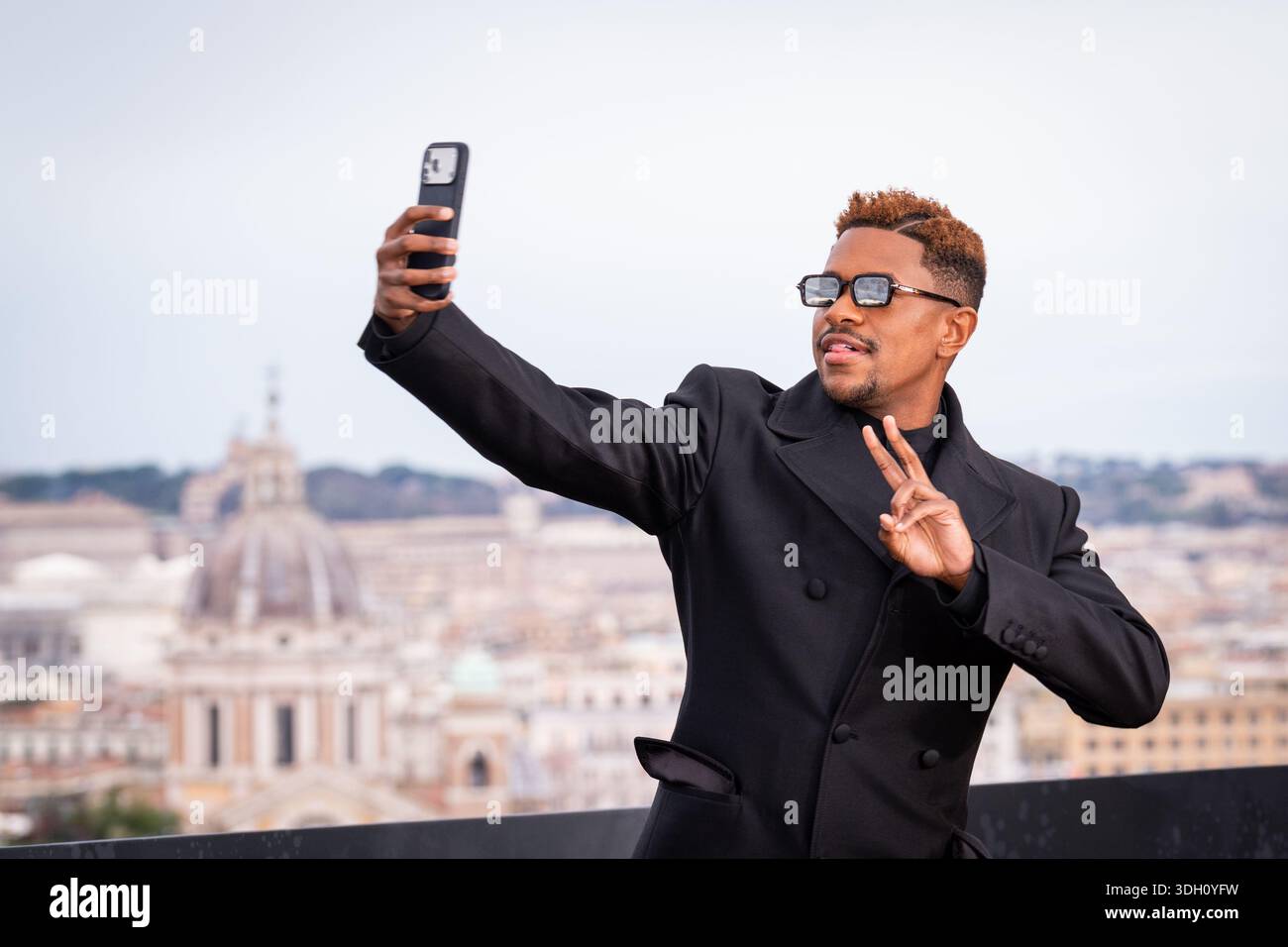 Rome, Italy. 19th Jan, 2026. Jeremy Pope attends the photocall of “The ...