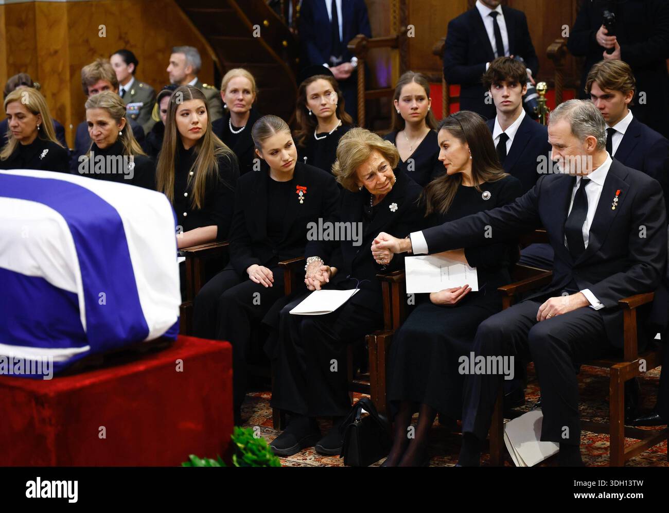 Greece, Greece. 19th Jan, 2026. King Felipe VI, Queen Letizia, Queen ...