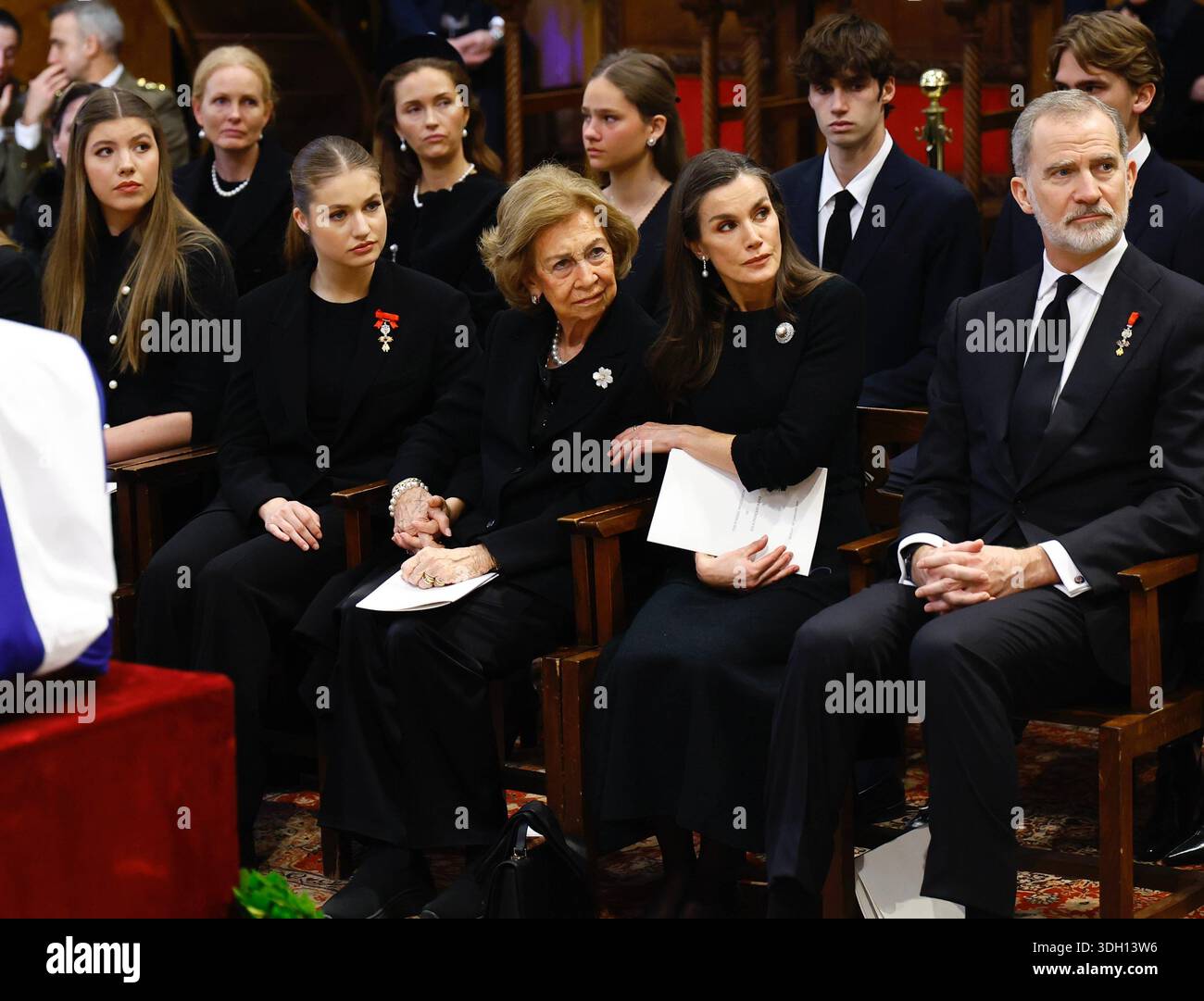 Greece, Greece. 19th Jan, 2026. King Felipe VI, Queen Letizia, Queen ...