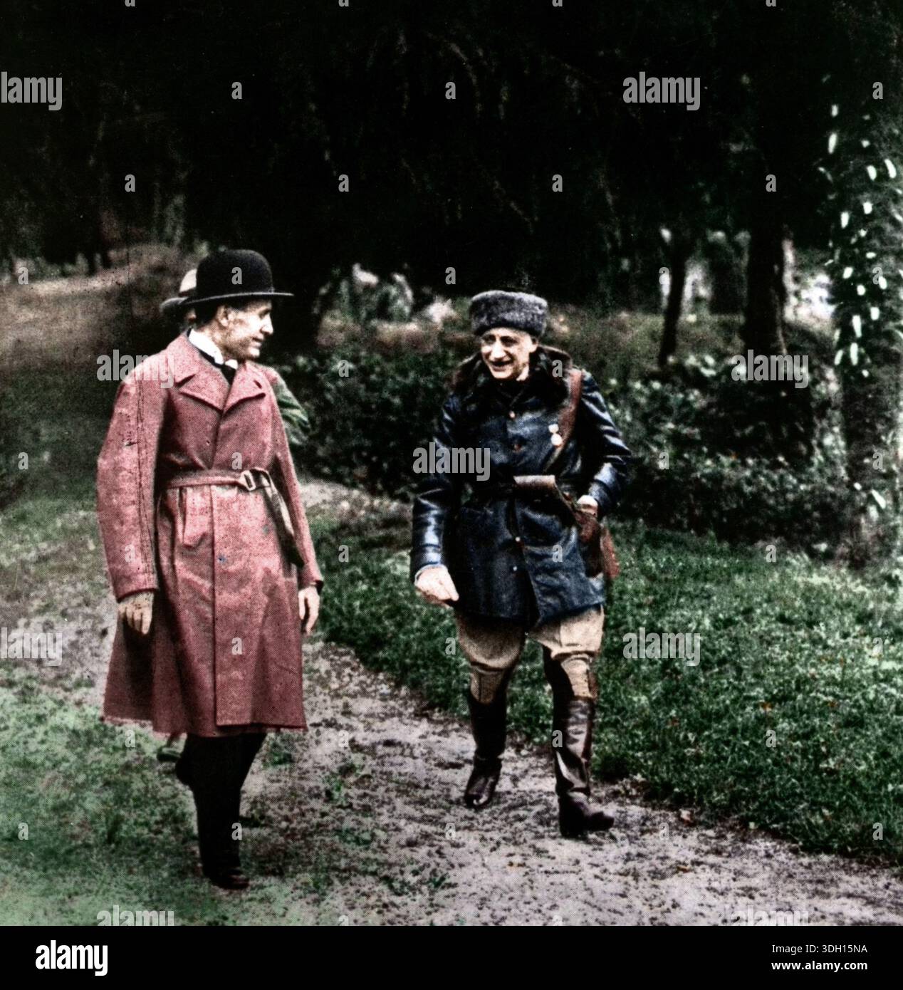 In the garden of Cargnacco Villa (the Vittoriale) Gabriele D'Annunzio ...