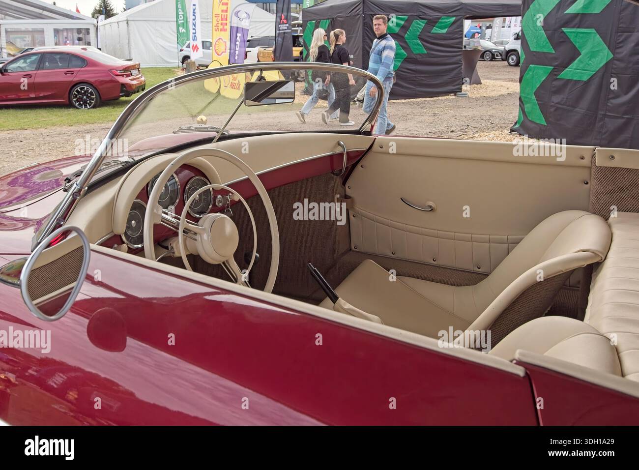 Tartu, Estonia, Europe - September 12, 2025:Porsche 356 Speedster car ...
