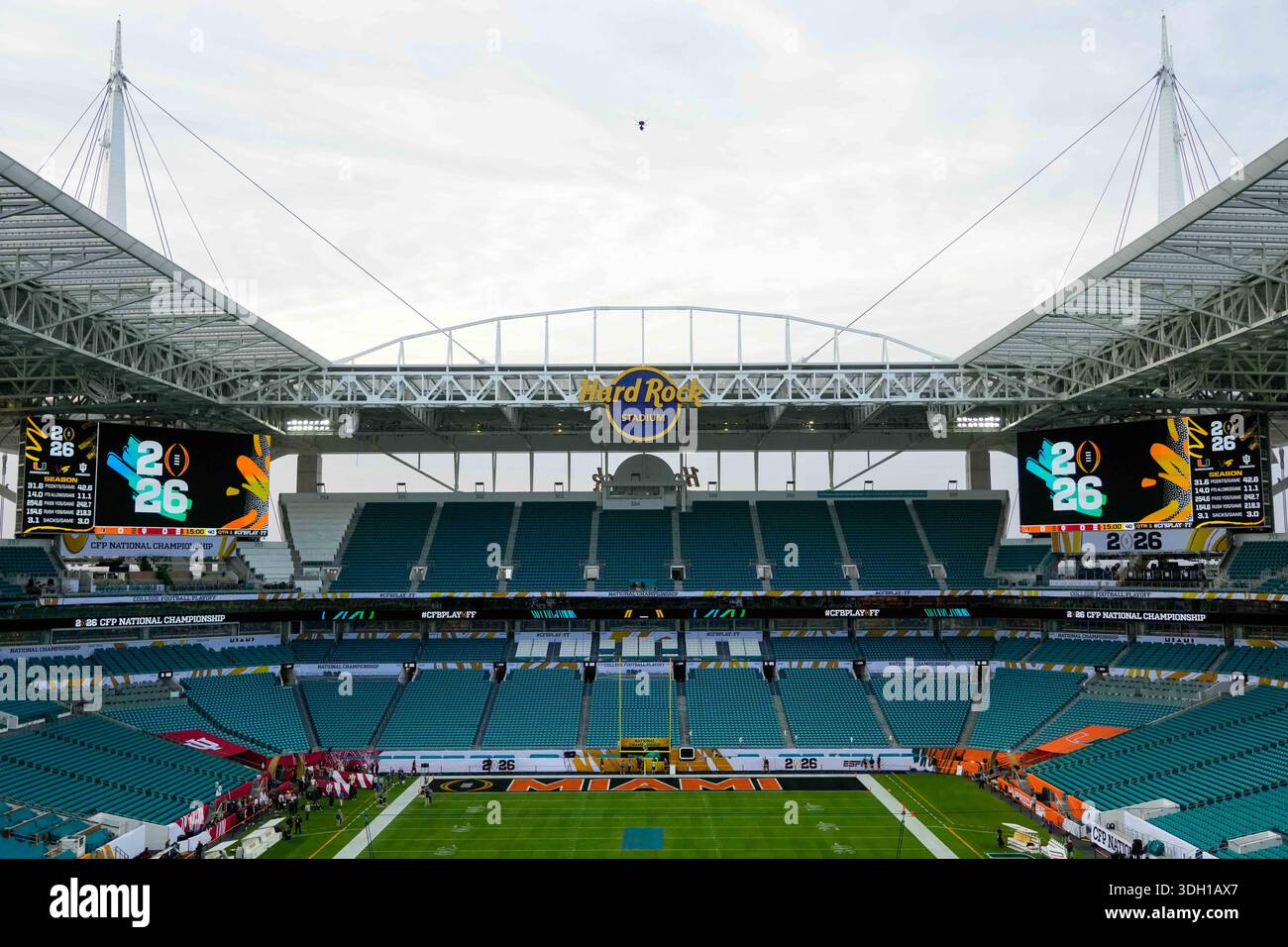 Miami Gardens, USA. 18th Jan, 2026. Detailed view of the Miami ...
