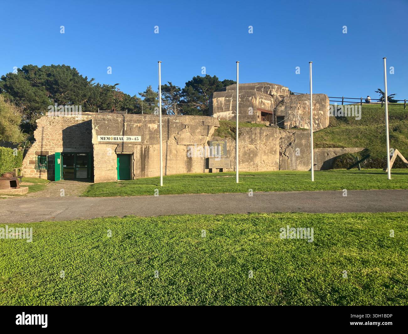 France. Brittany. Saint-Malo. Fort de la Cité d’Alet. WW2 German bunker ...