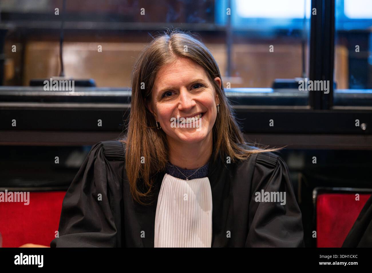 Lawyer Caroline Heymans pictured during the composition of the jury for ...