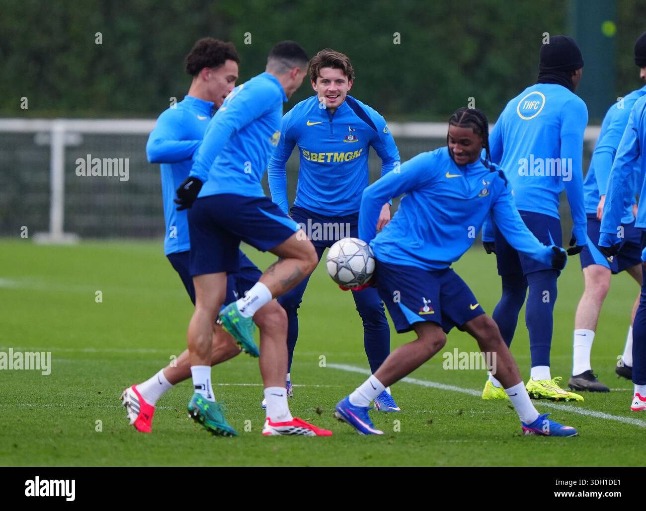Tottenham Hotspur's Conor Gallagher during a training session at the ...
