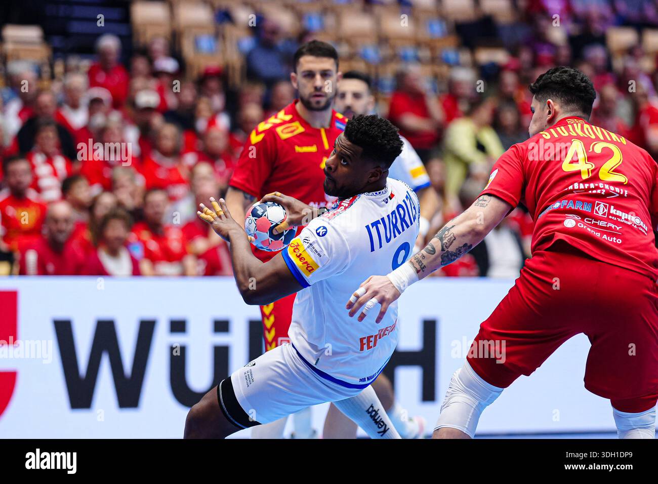 Wurf/Tor Victor Iturizza (Portugal, #08) DEN, Nordmazedonien vs ...
