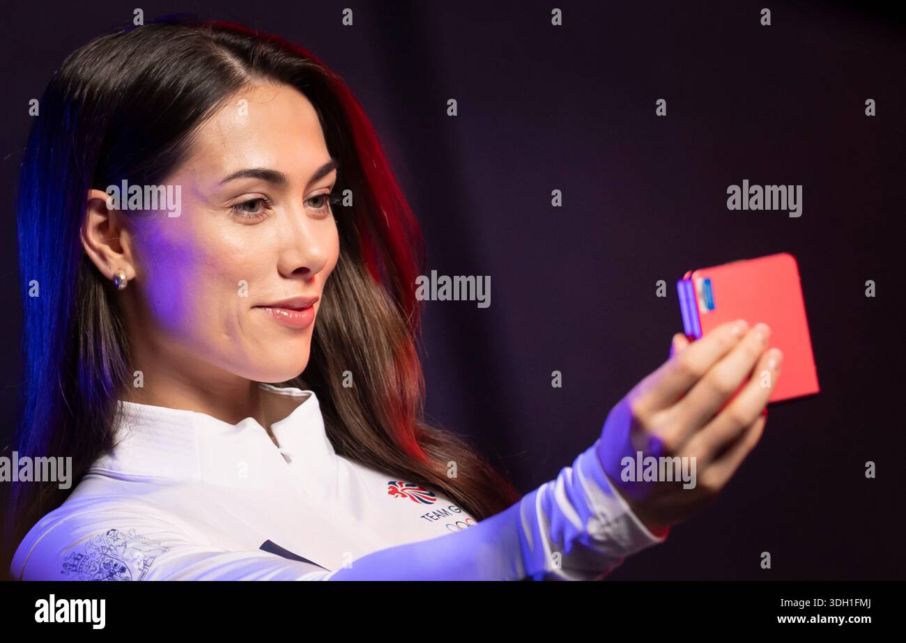 Ana Vaipan-Law during a Team GB kitting out session for Milano Cortina ...