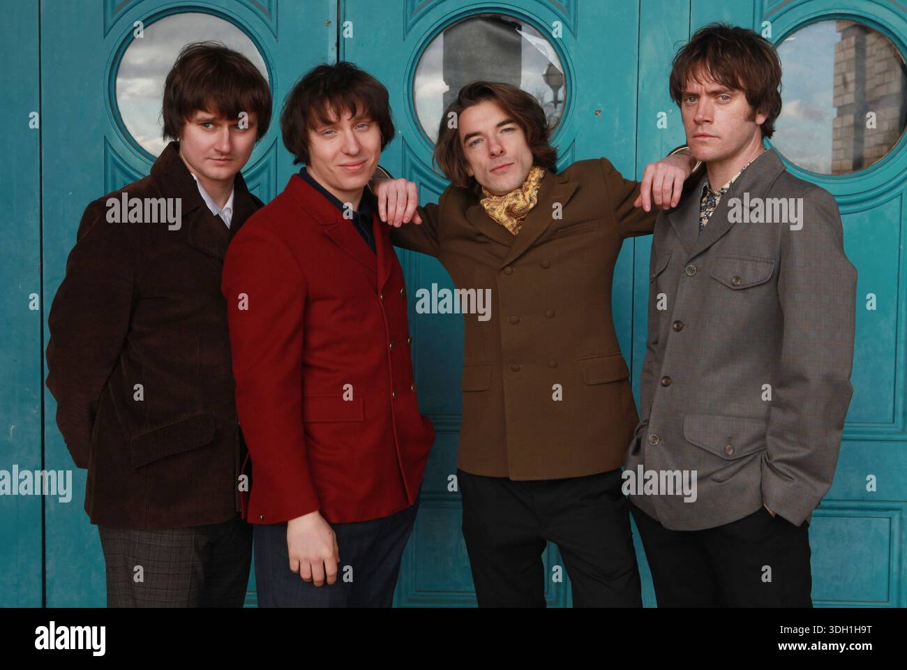 London, UK. Photocall for the cast of The Kinks inspired musical Sunny ...