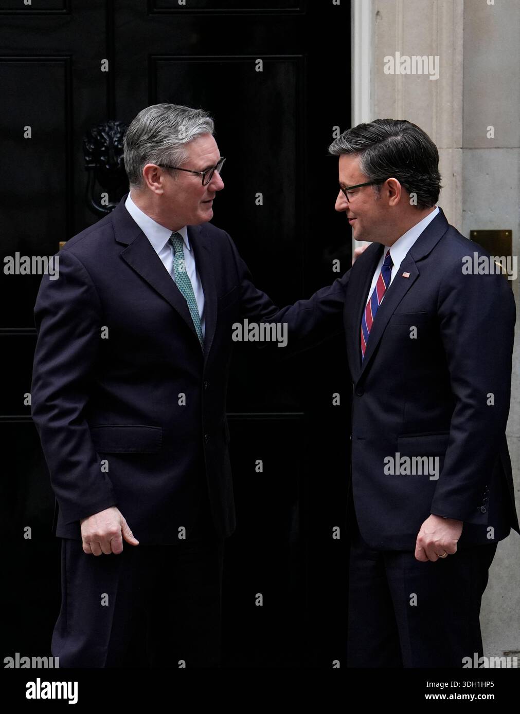 Prime Minister Sir Keir Starmer welcomes US House Speaker Mike Johnson ...