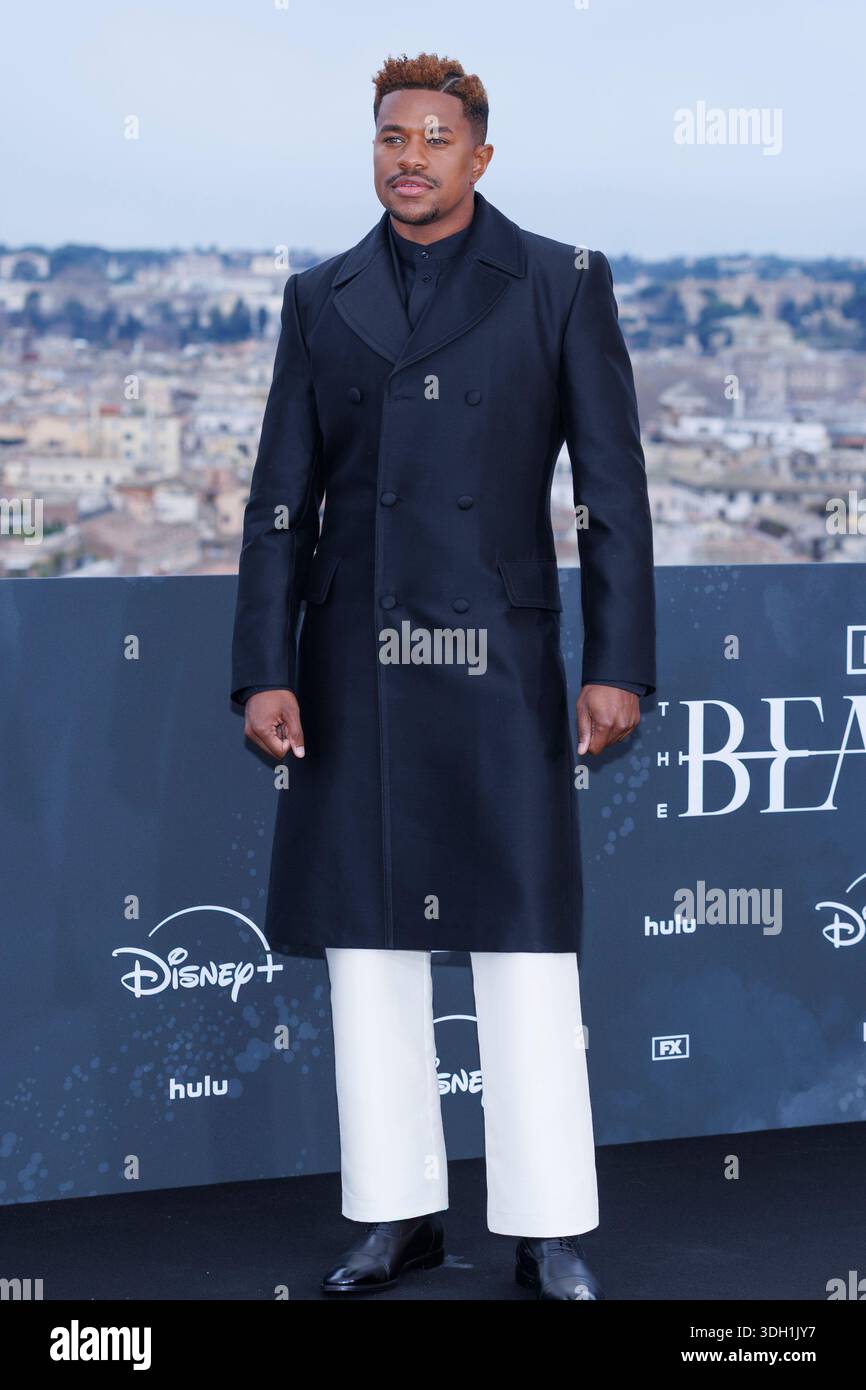 Rome, Italy. 19th Jan, 2026. Jeremy Pope attends the photocall of the ...