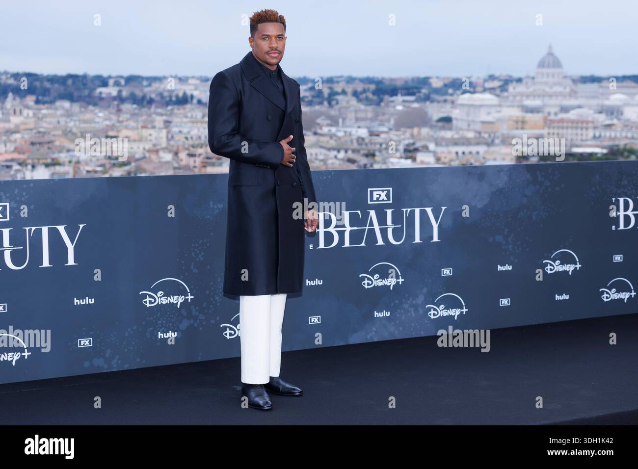 Rome, Italy. 19th Jan, 2026. Jeremy Pope attends the photocall of the ...