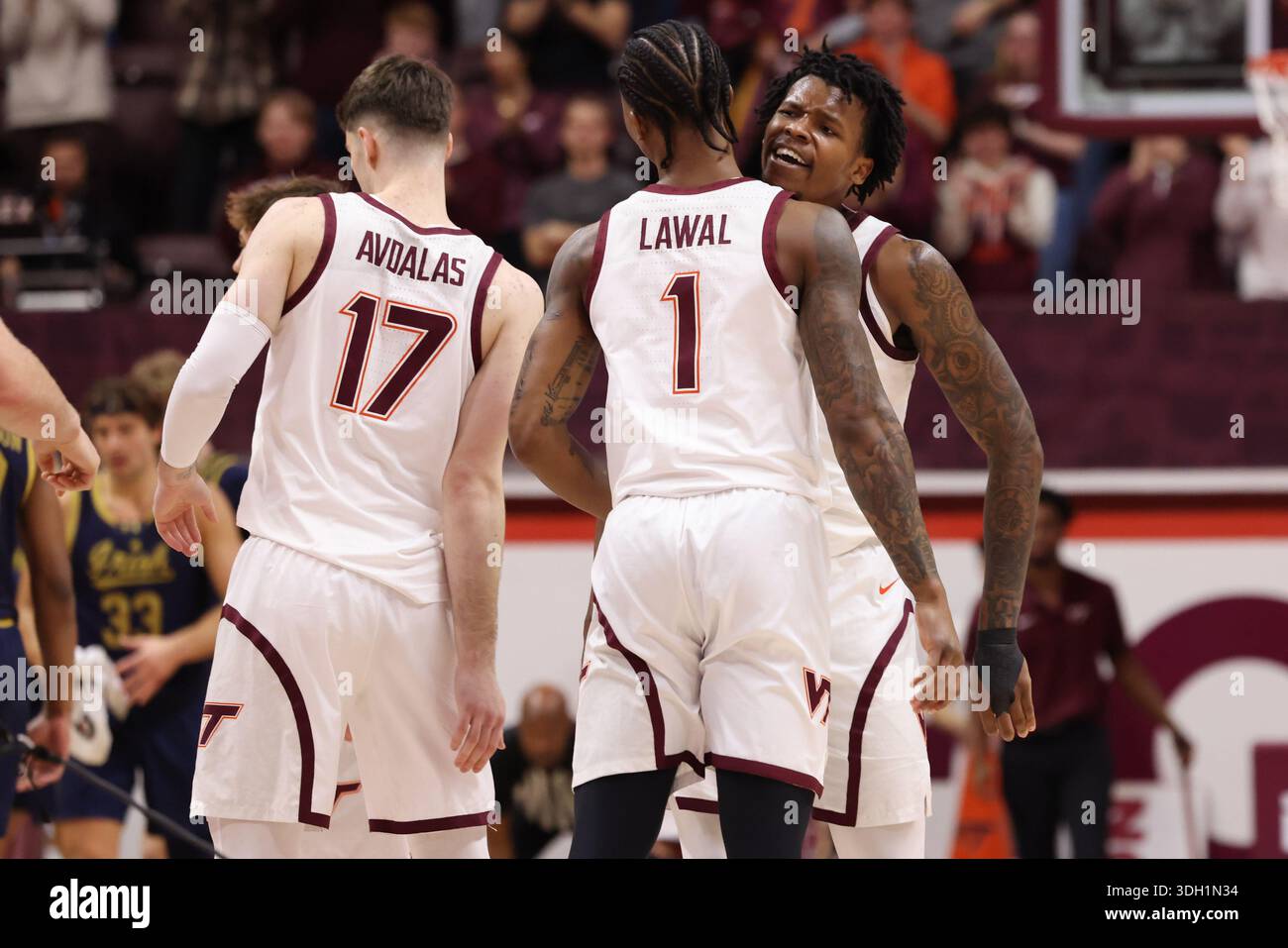 Blacksburg, USA. 17th Jan, 2026. January 17, 2026: Virginia Tech Hokies ...