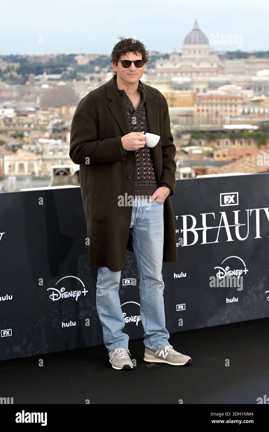 Rome, Italy. 19th Jan, 2026. ROME, ITALY - JANUARY 19: Ashton Kutcher ...