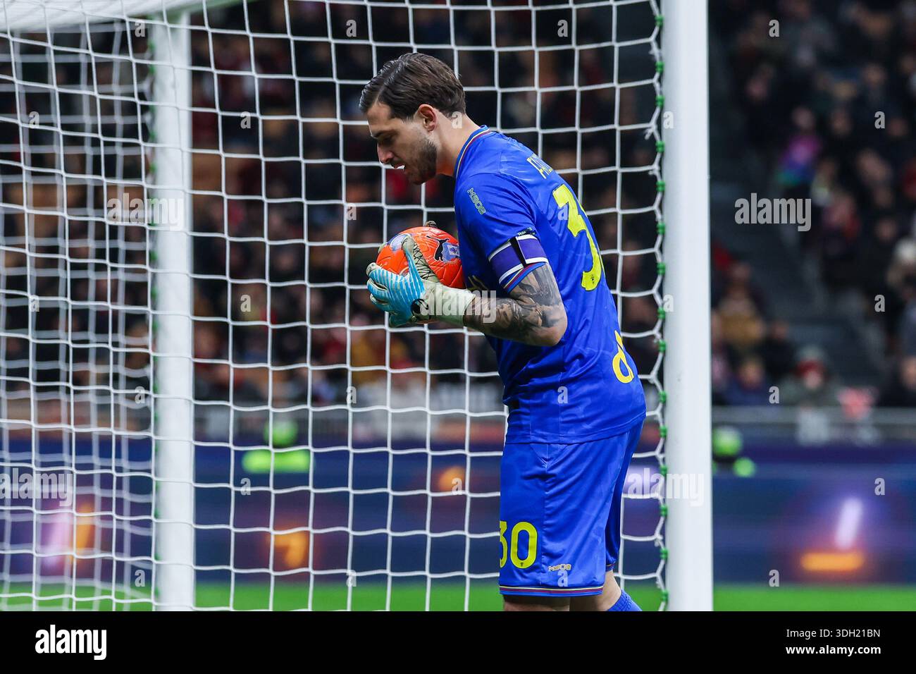 Wladimiro Falcone of US Lecce seen in action during Serie A 2025/26 ...