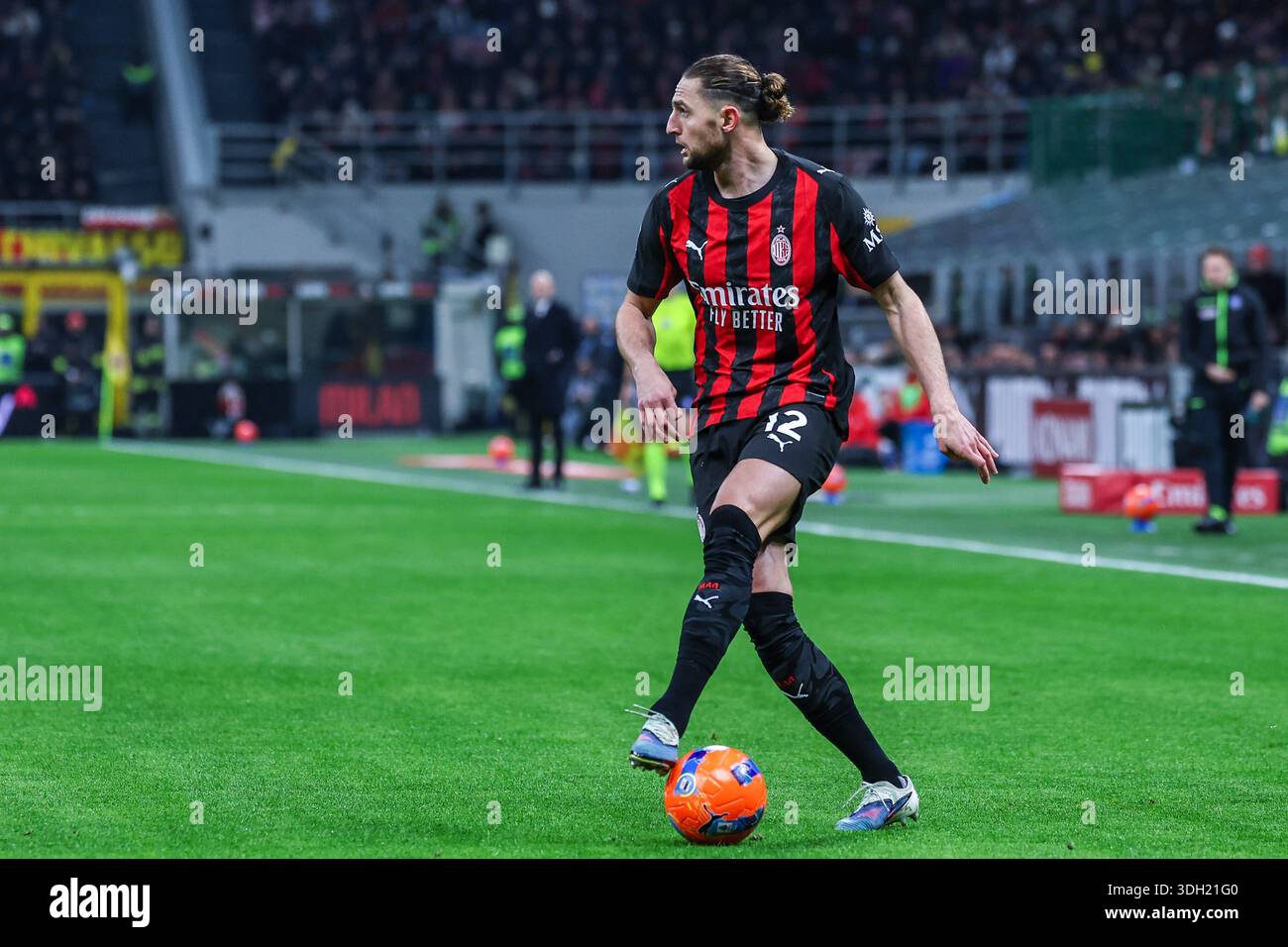 Adrien Rabiot of AC Milan seen in action during Serie A 2025/26 ...