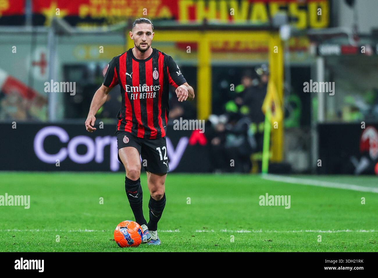 Adrien Rabiot of AC Milan seen in action during Serie A 2025/26 ...