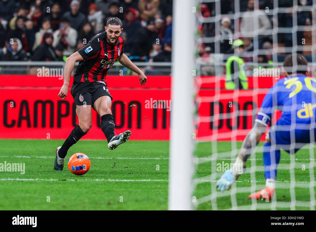 Adrien Rabiot of AC Milan seen in action during Serie A 2025/26 ...