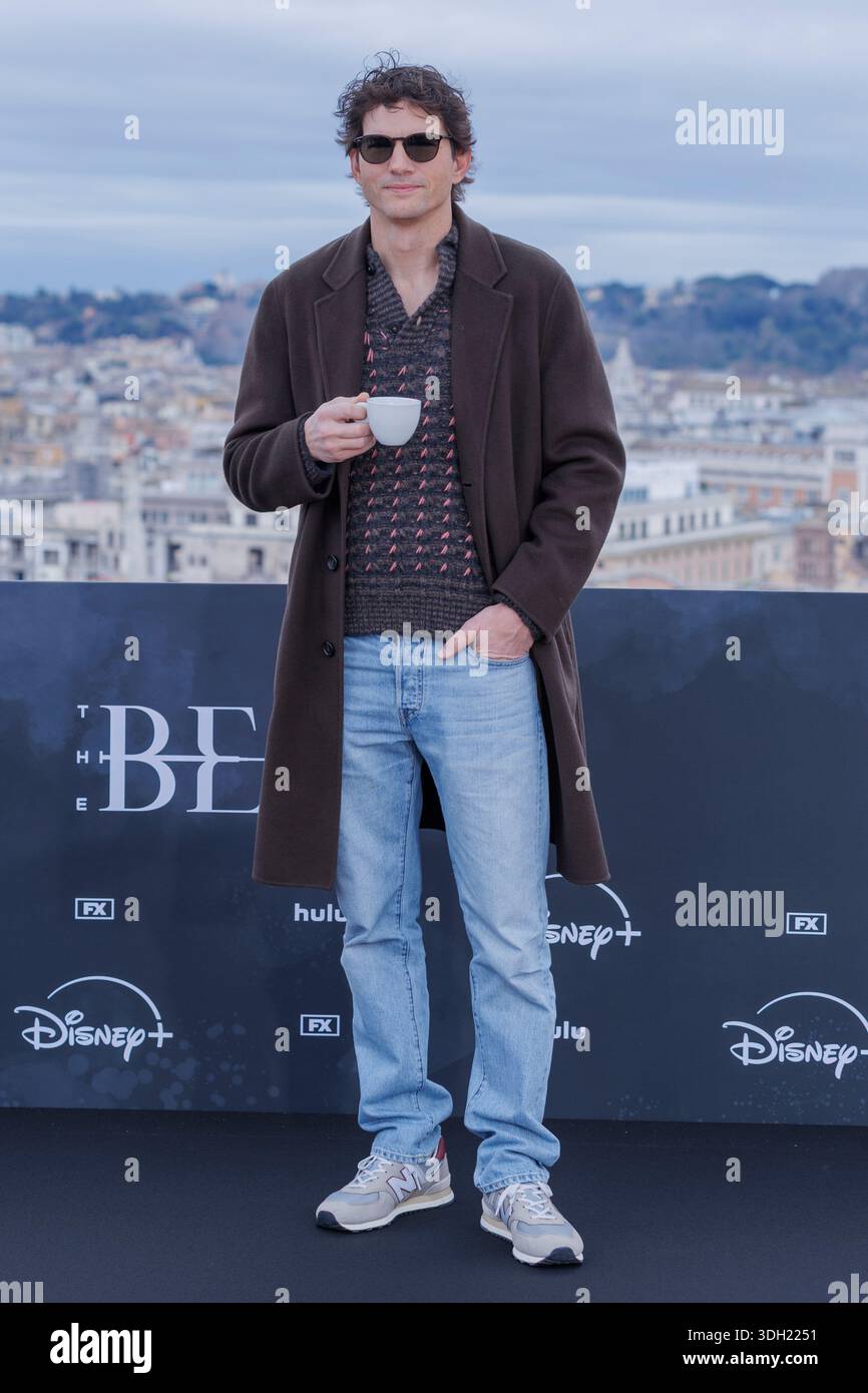 Rome, Italy. 19th Jan, 2026. Ashton Kutcher attends the photocall of ...