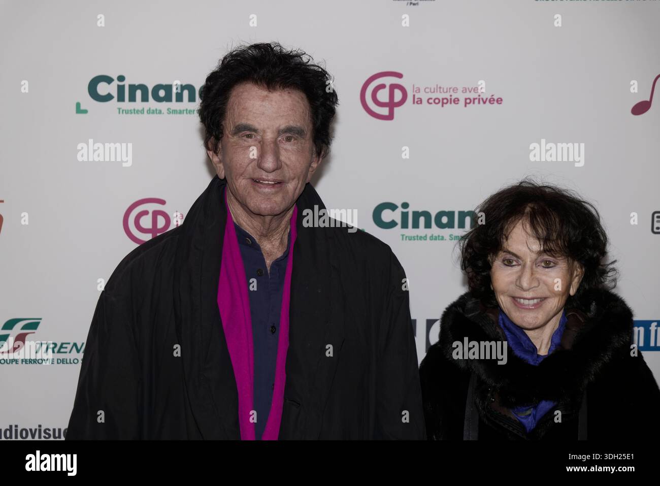 Paris, France. 18th jan, 2026. Jack Lang and his wife Monique Buczynski ...