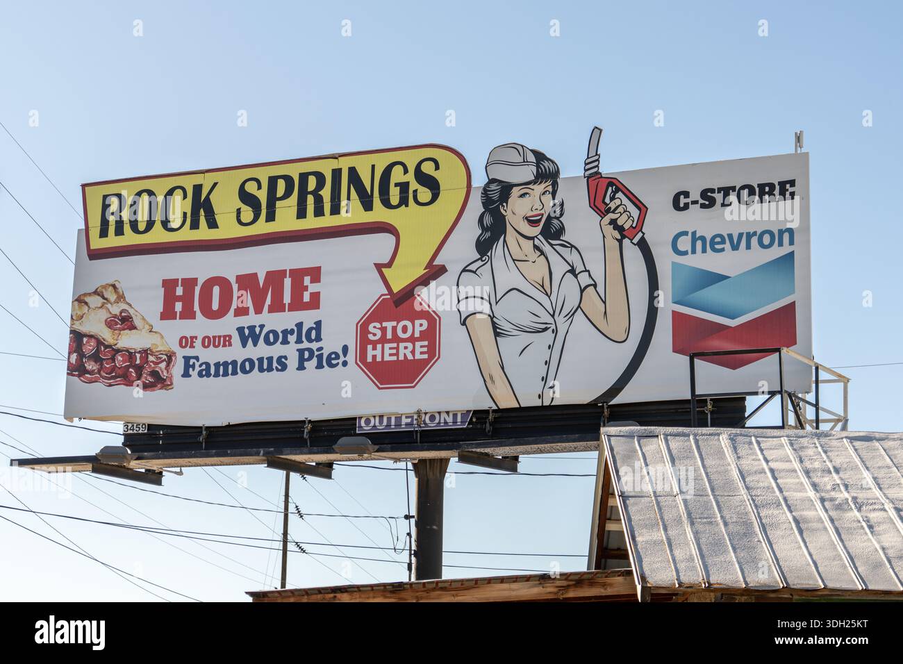 Rock Springs, AZ - Nov. 25, 2025: Bilboard for the Rock Springs village ...