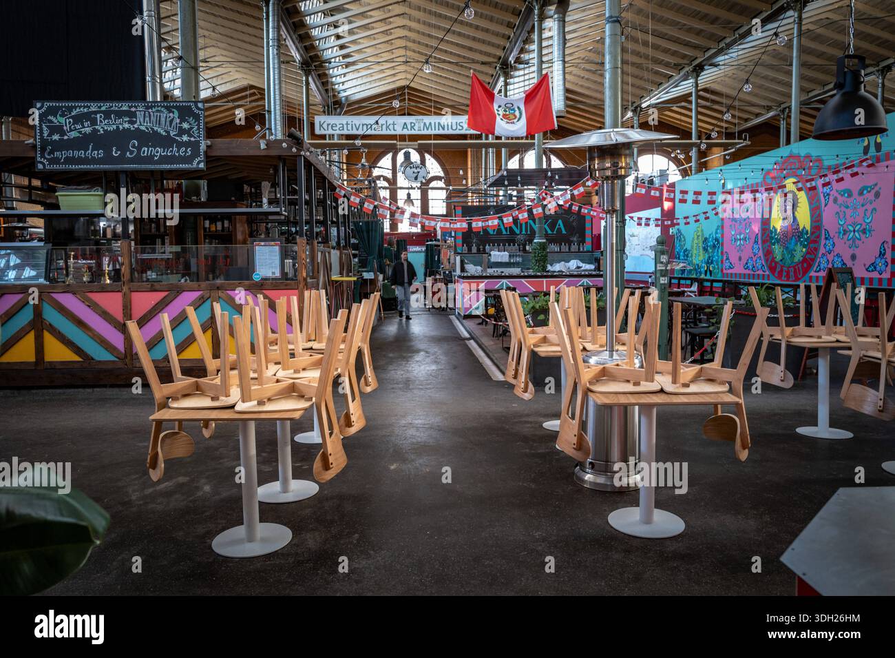 Berlin Mitte OT Moabit Markthalle Moabit, Arminiushalle / Zunfthalle ...