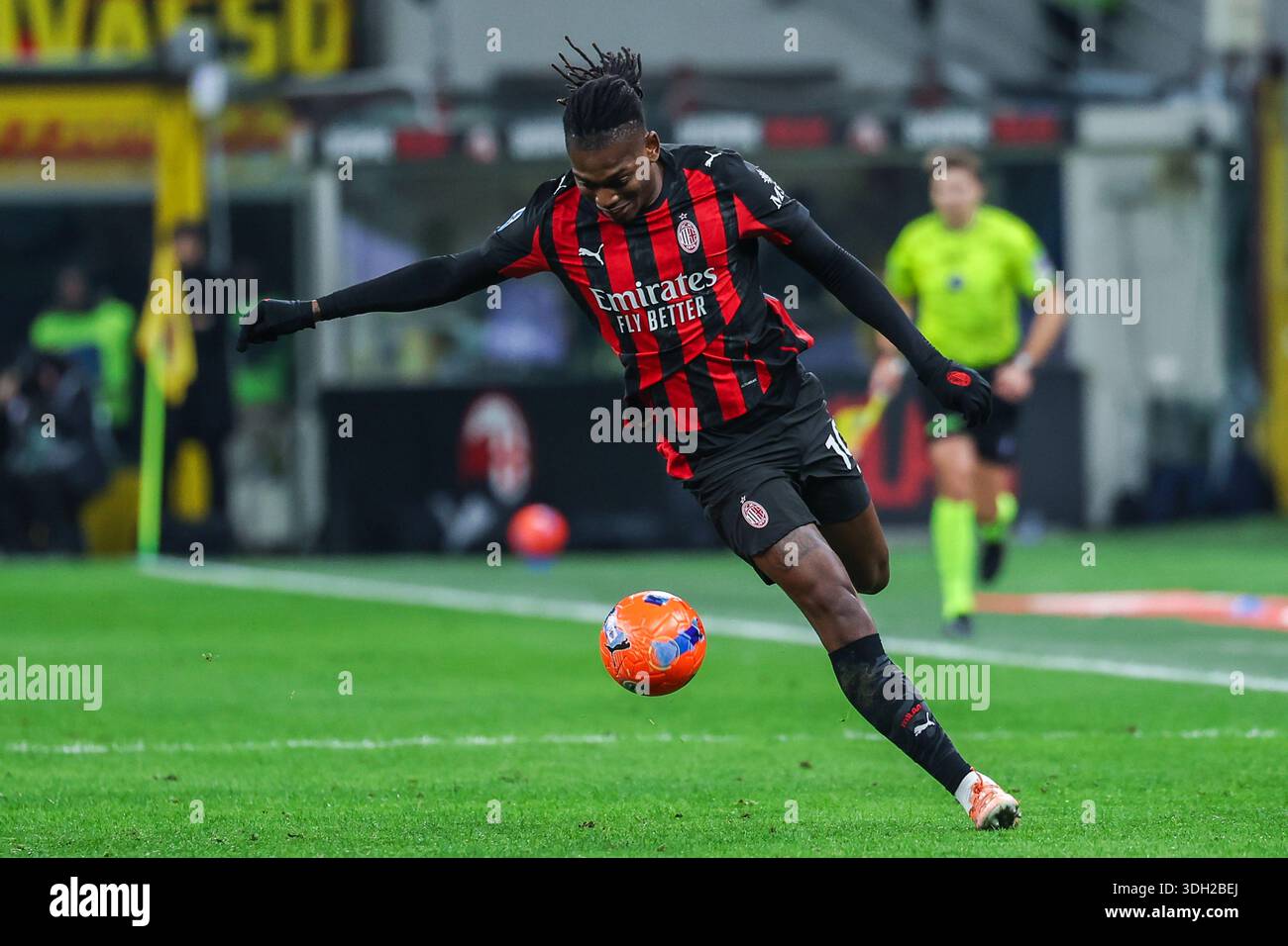 Rafael Leao of AC Milan seen in action during Serie A 2025/26 football ...