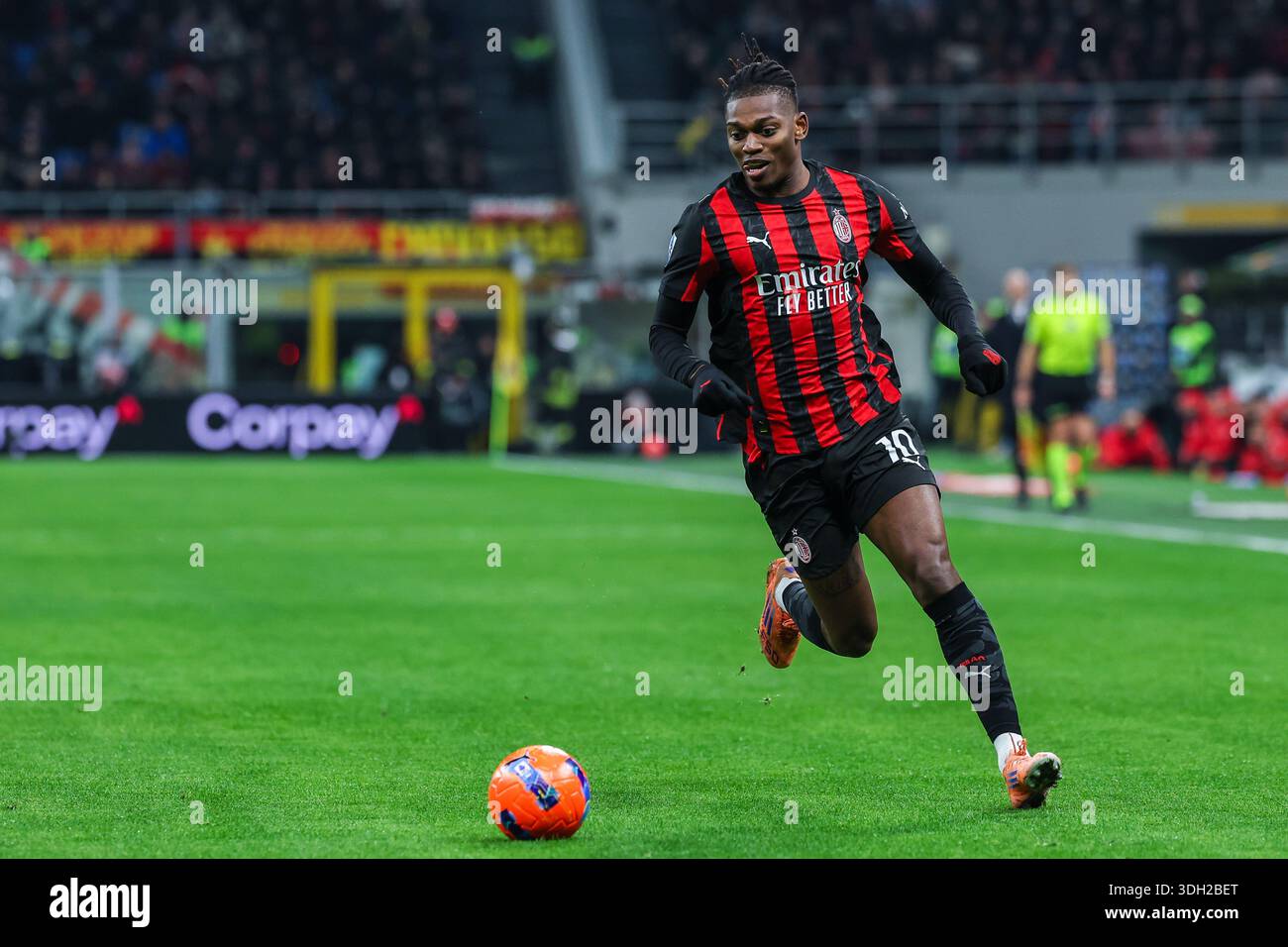 Milan, Italy. 18th Jan, 2026. Rafael Leao of AC Milan seen in action ...
