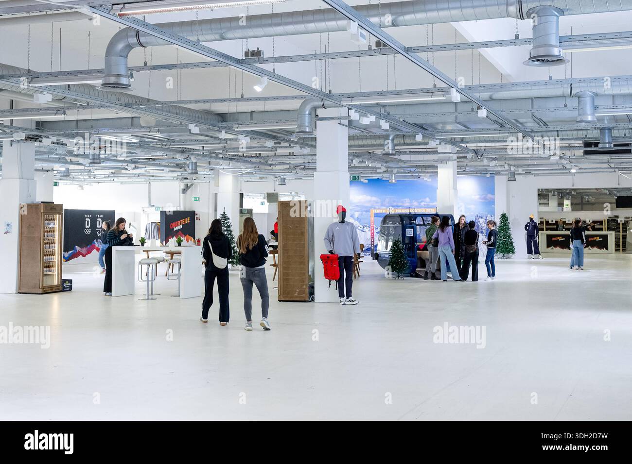 View of the exhibition area GER, DOSB Olympic Clothing Team Germany ...