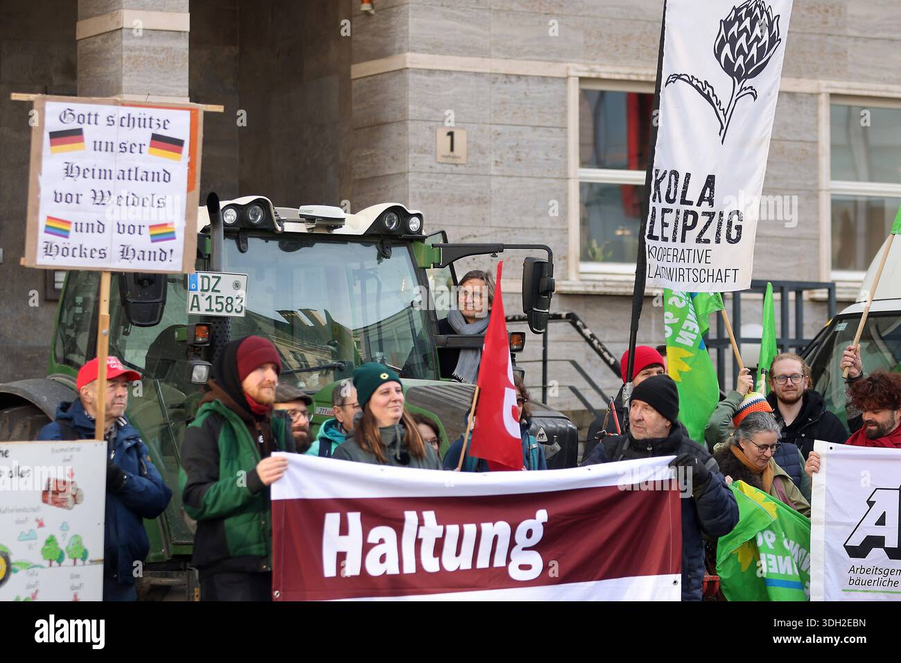 17.01.2026 // Sachsen Anhalt Halle Saale Bauernproteste Proteste von ...