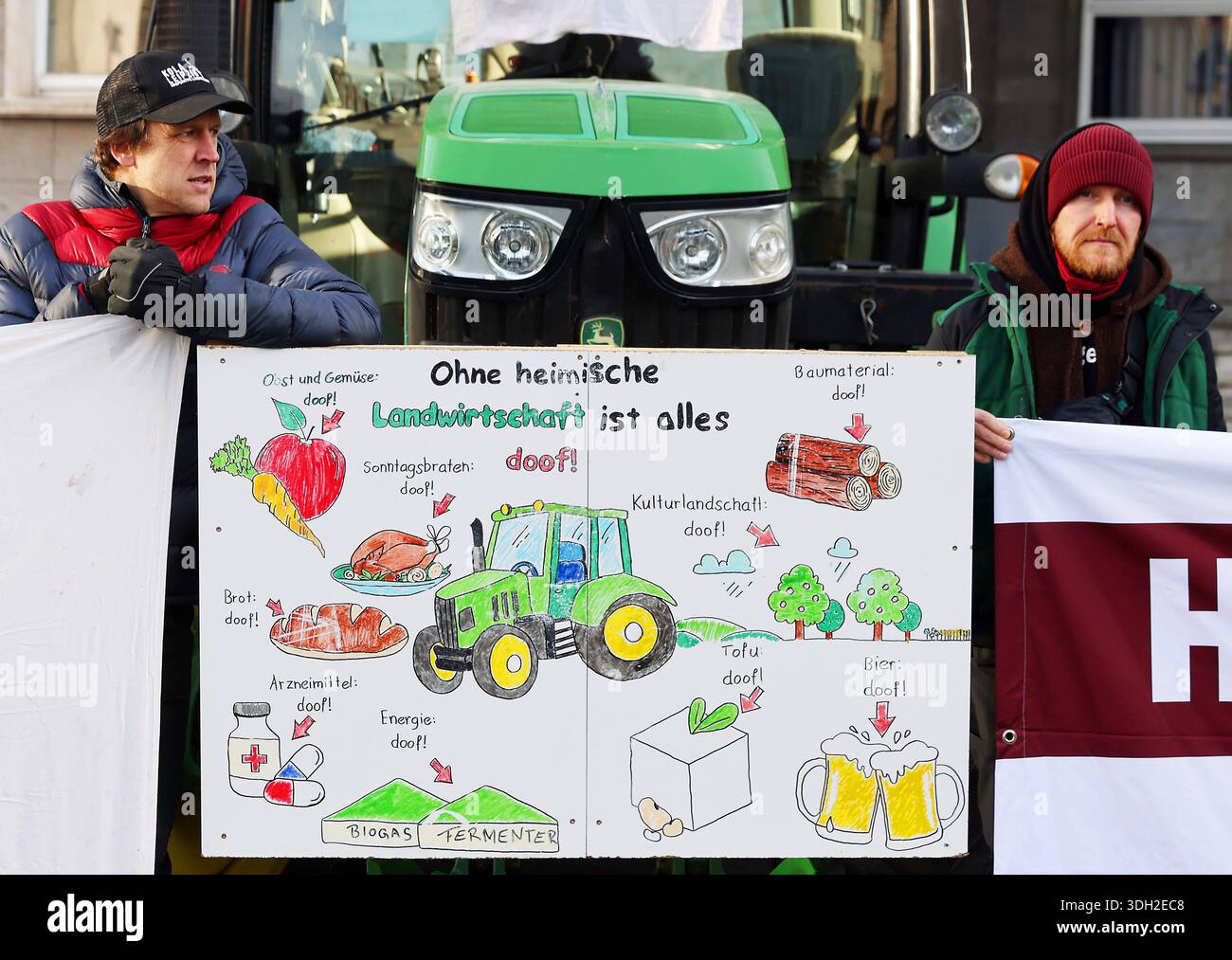 17.01.2026 // Sachsen Anhalt Halle Saale Bauernproteste Proteste von ...