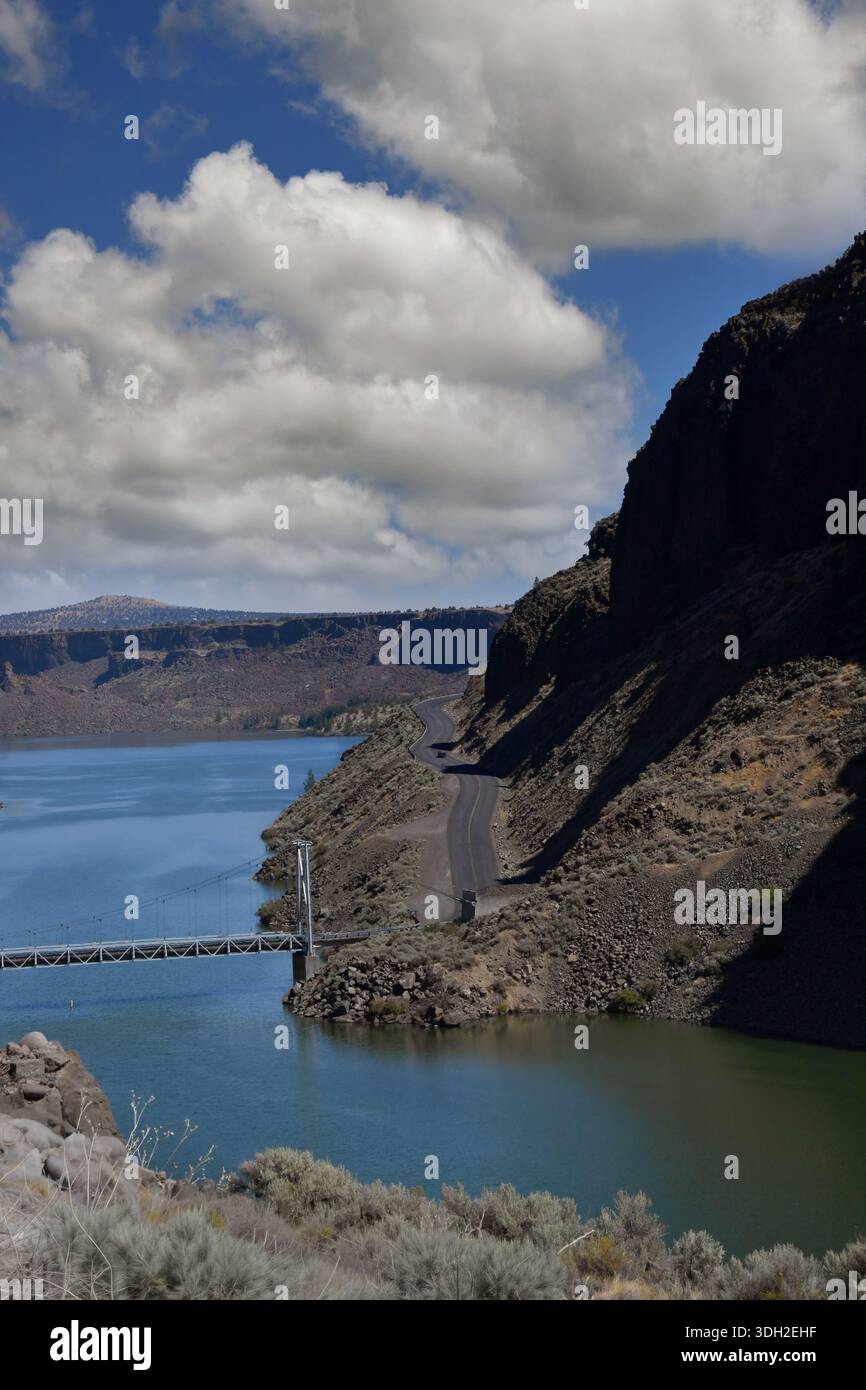 Southwest Jordan Road crosses the Crooked River at the Deschutes River ...