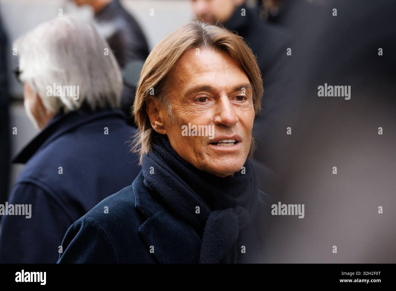 Piero Piazzi arrives at the Giorgio Armani fashion show during the ...