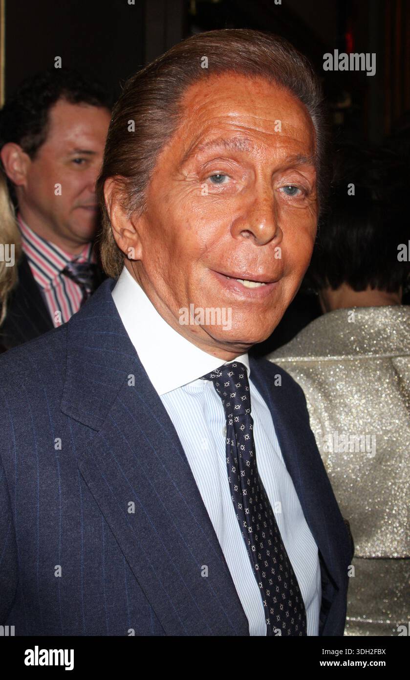 **FILE PHOTO** Valentino Has Passed Away. Valentino attends the opening ...