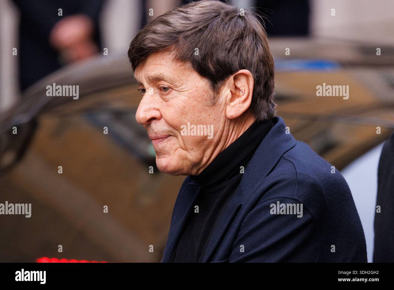 Gianni Morandi arrives at the Giorgio Armani fashion show during the ...