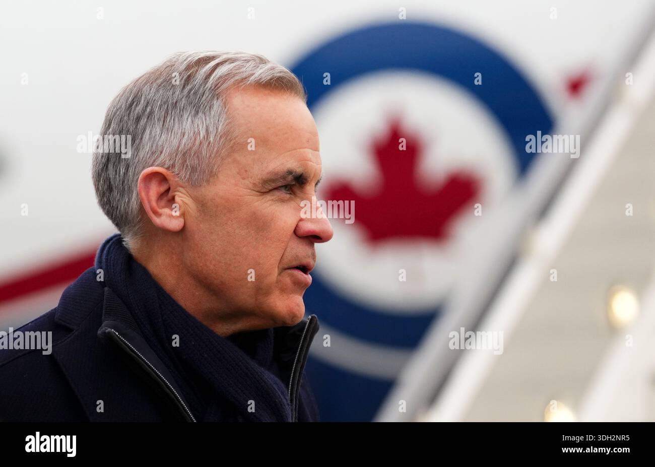 Zurich, Switzerland. 19th Jan, 2026. Le premier ministre Mark Carney ...