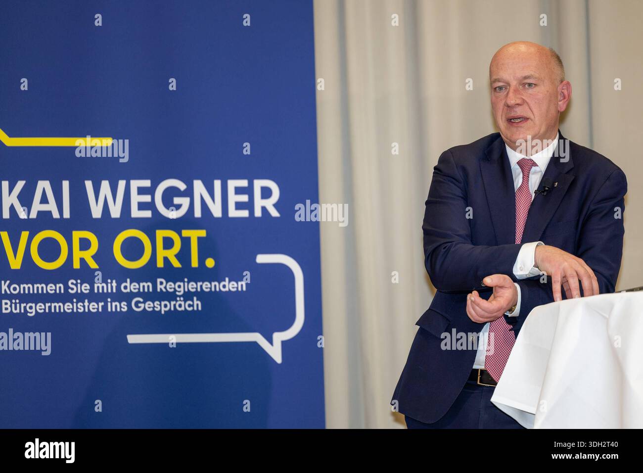 Bürgermeister, Kai, Wegner Kai Wegner vor Ort, am 19.01.2026 in Berlin ...