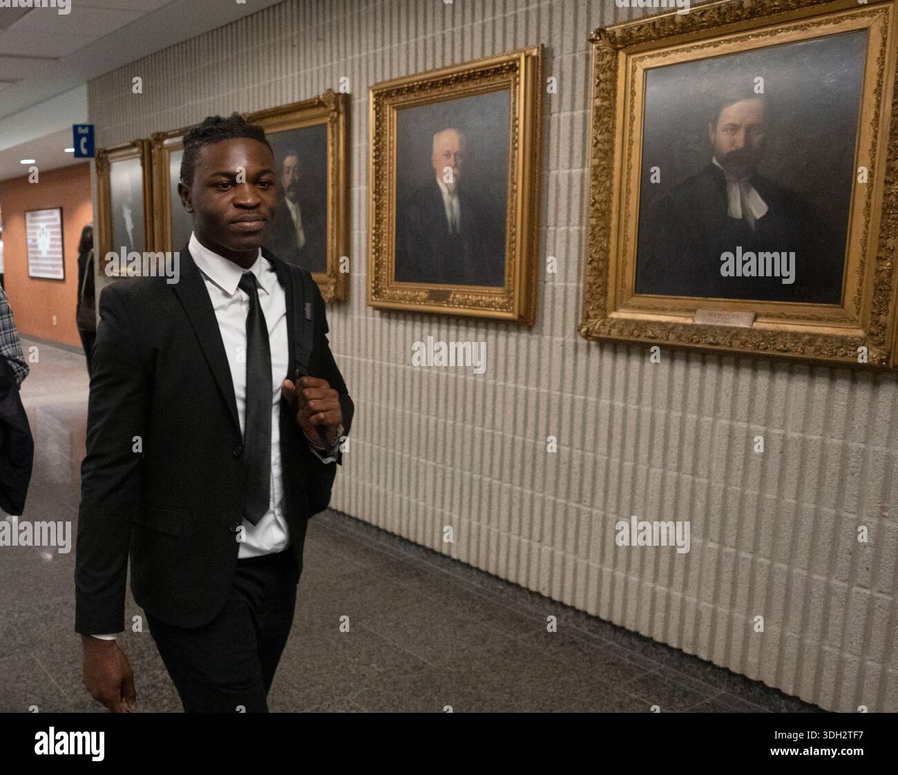 Joseph-Christopher Luamba arrives for his court challenge Monday, May ...