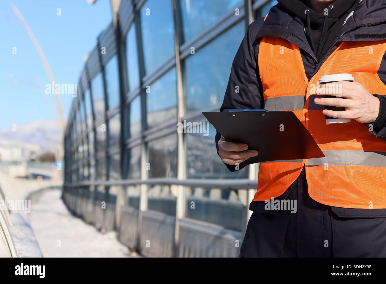 Wide shot safety inspector hi-res stock photography and images - Alamy