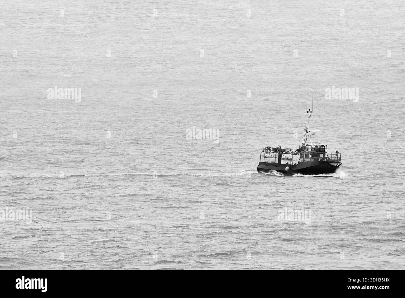 Serene sea surface Black and White Stock Photos & Images - Alamy