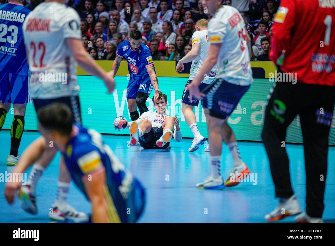 Bærun 20260119. Morges Thomas Solstad during the European Championship ...